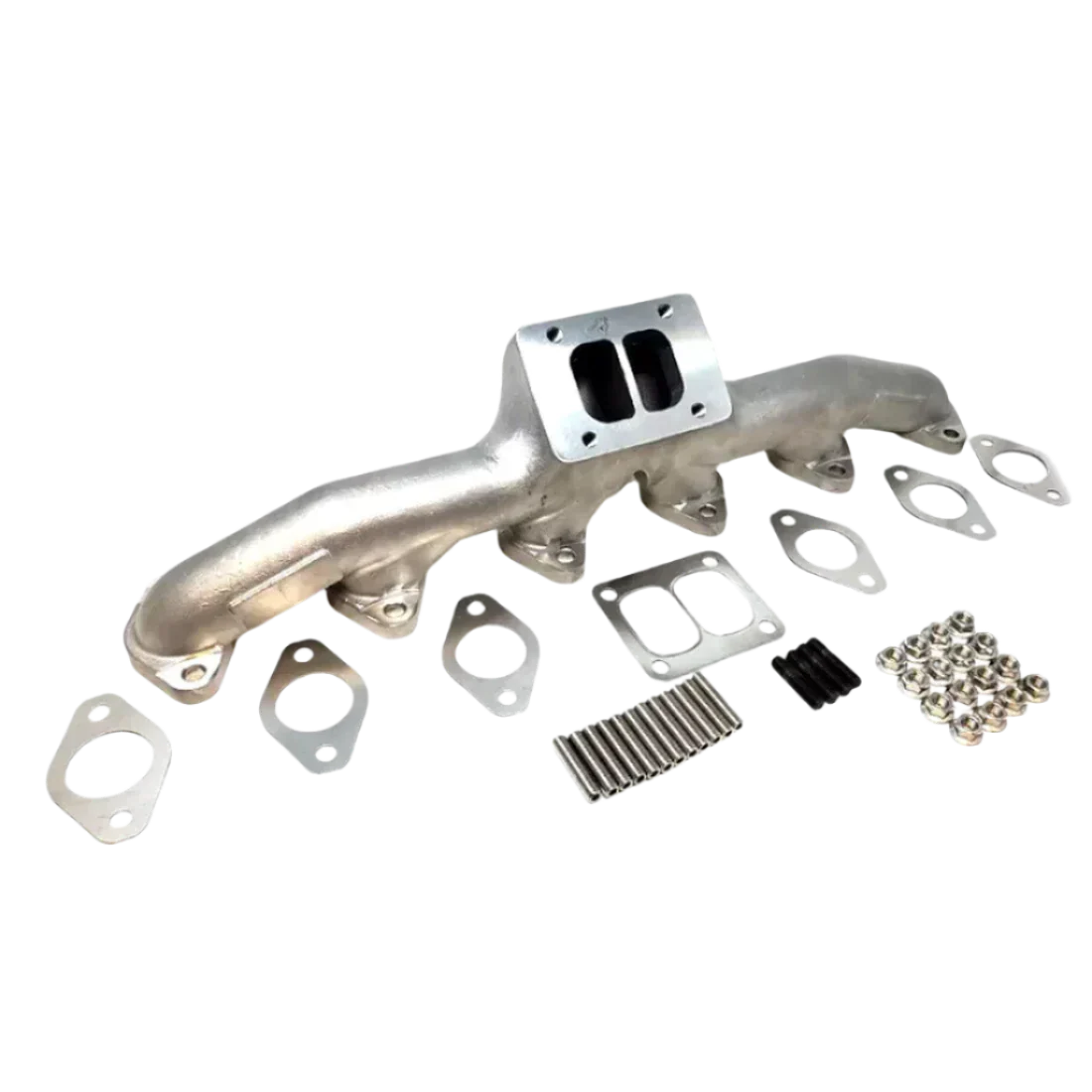 DIESELR Cast Stainless 2nd. Gen Swap Exhaust Manifold - T4 Mount (1998 ...